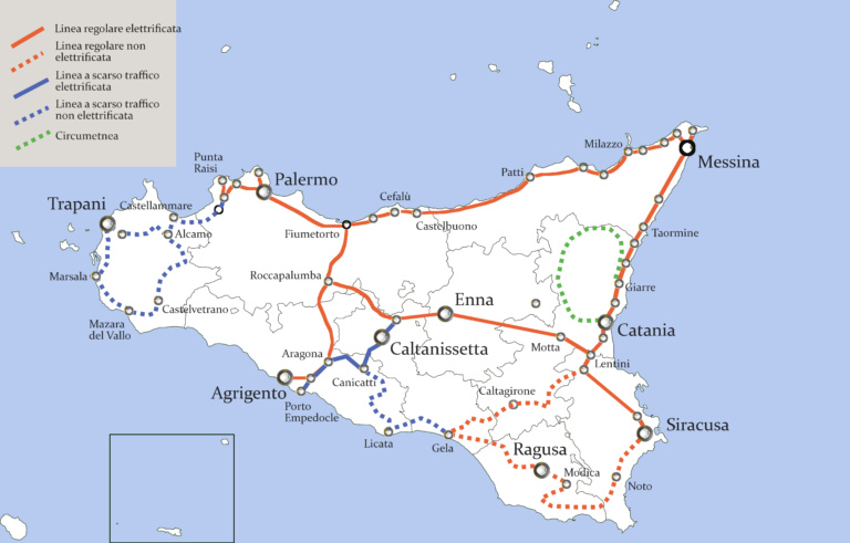 Il treno in Sicilia | Giro della Sicilia